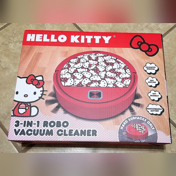 Sanrio | Other | Sanrio Hello Kitty 3in Robot Vacuum Cleaner Red | Poshmark